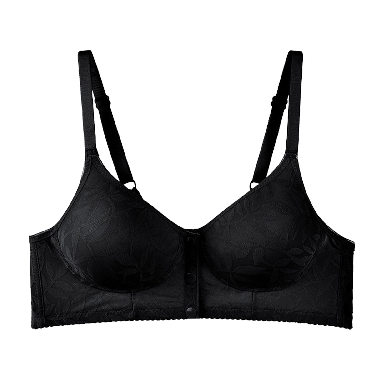 Bras for Women - Women Front Button Shaping Cup Adjustable Shoulder ...