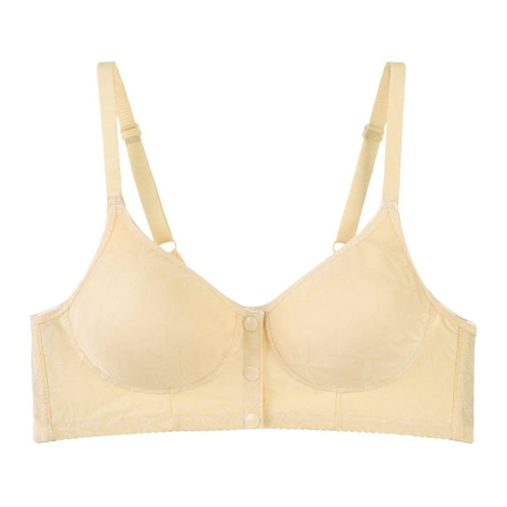 Bras for Women - Women Front Button Shaping Cup Adjustable Shoulder ...
