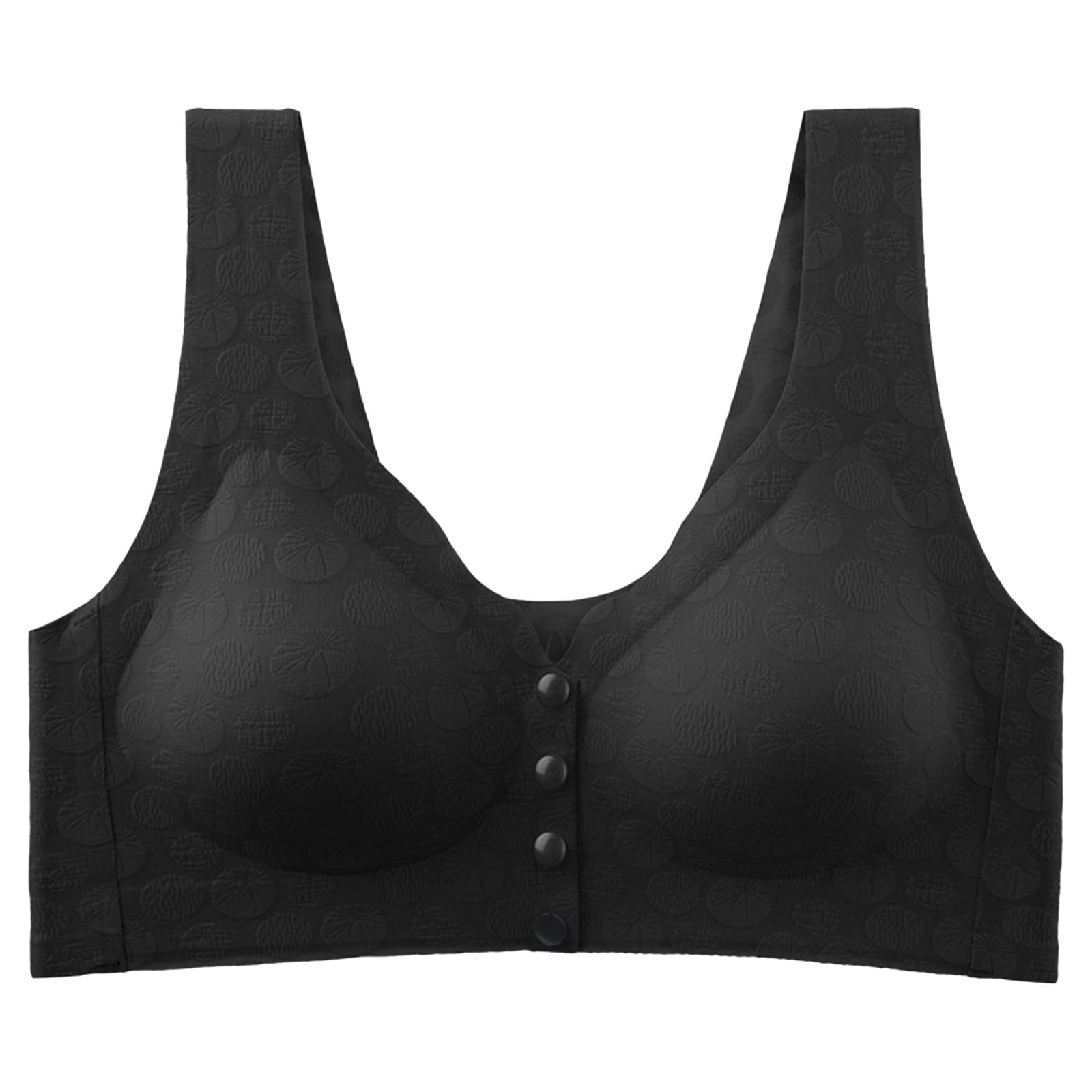 Bras for Women - Women Front Button Shaping Cup Shoulder Strap Large ...