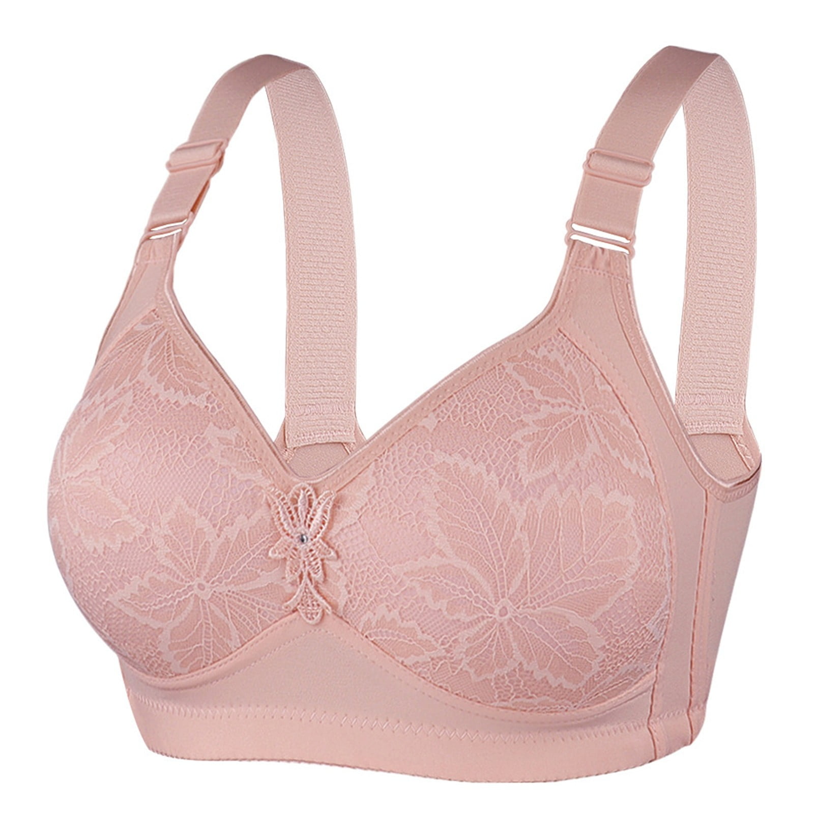 Bras for Women - Women's Large Size Adjustable Comfort Bra without ...