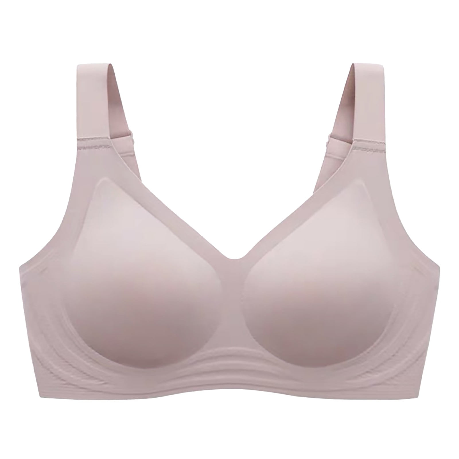 Bras for Women's Front Side Buckle Lace Edge Without Steel Ring ...