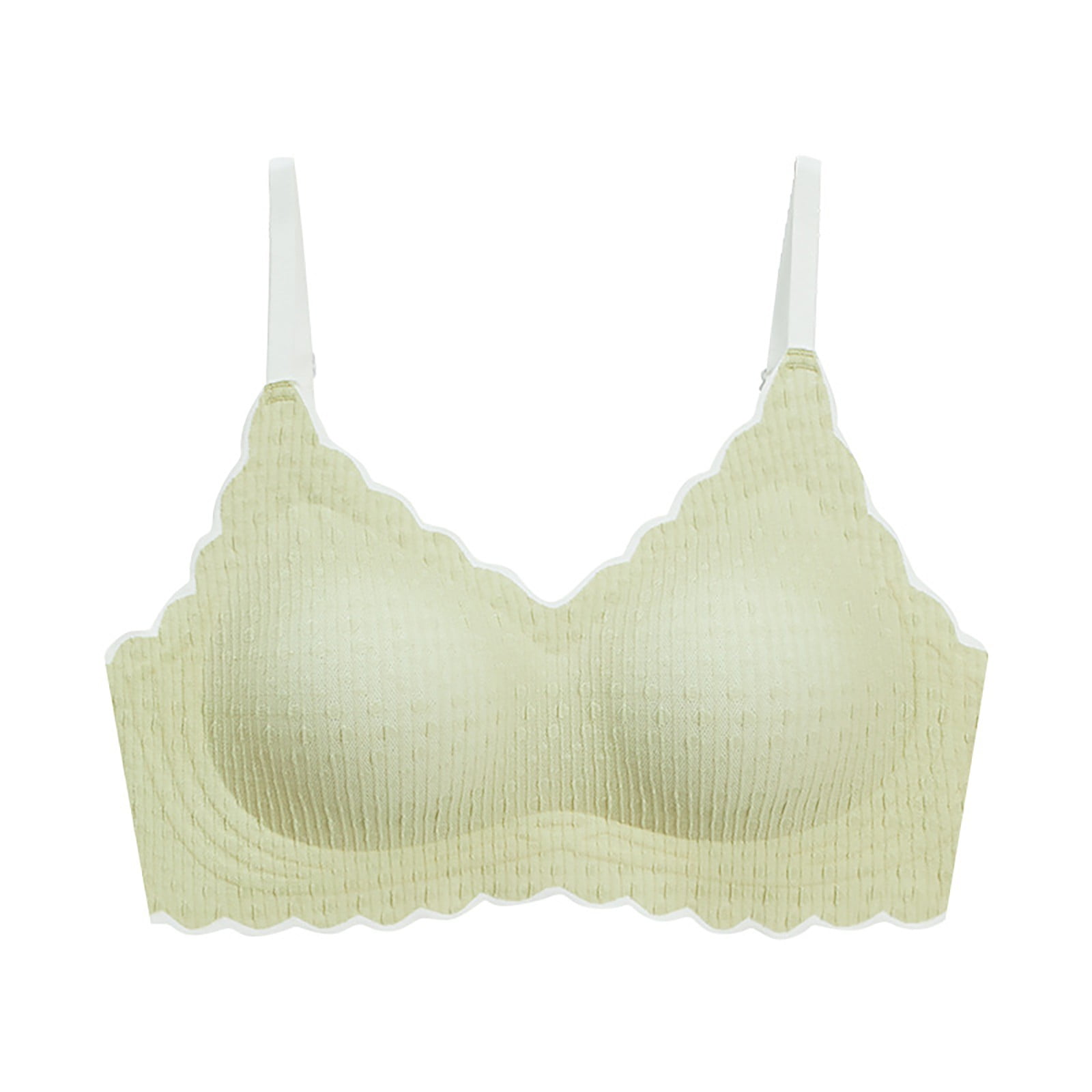 Bras for Women's Lace Edge Without Steel Ring Movement Seamless ...