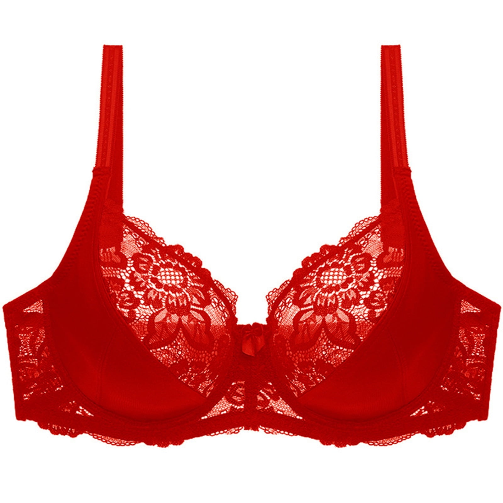 Bras for Women's Sexy Double Lace Lingerie Plus Size Bra on Clearance ...