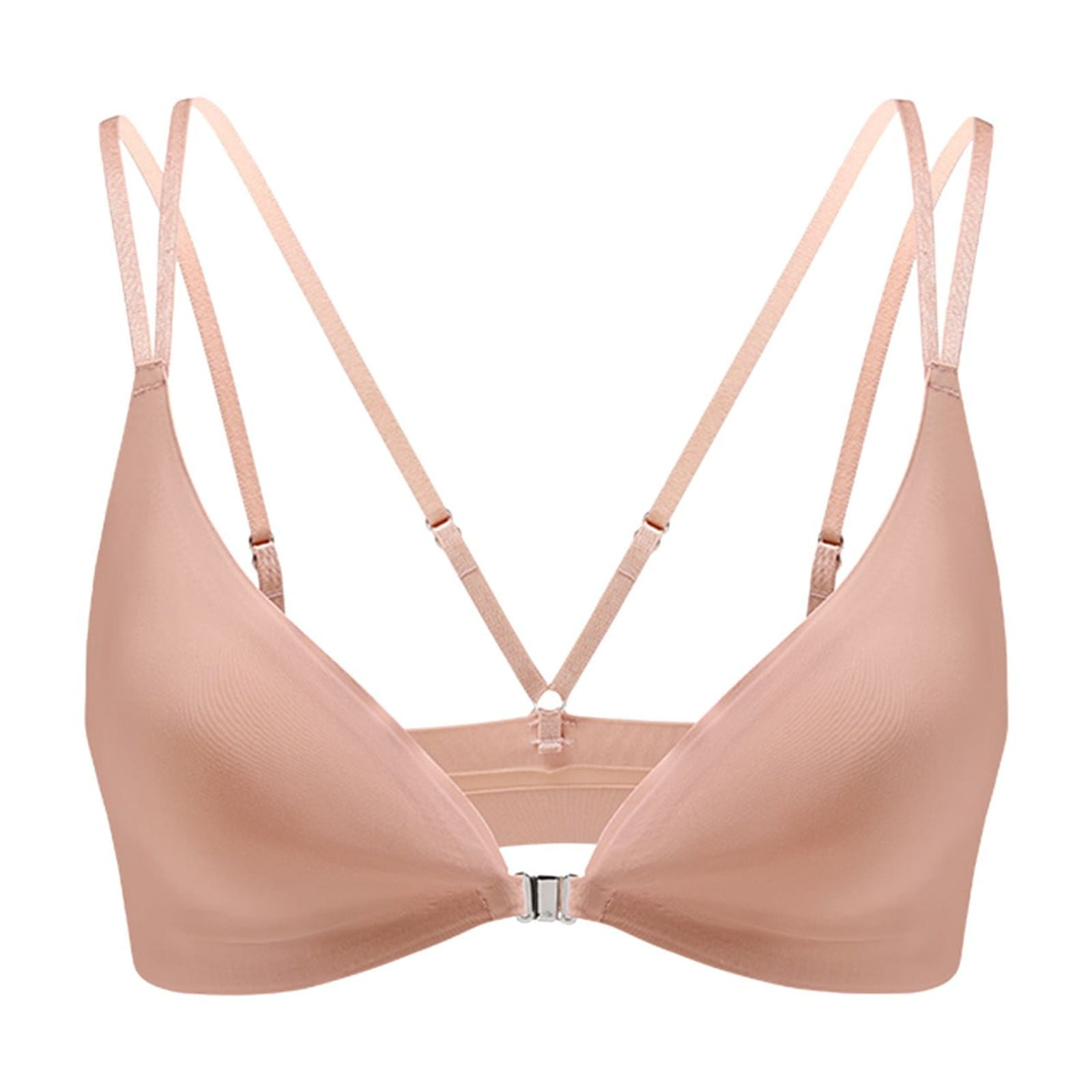 Bras for Women's Sexy Triangle Bralette Comfort Full Coverage Bra Front ...