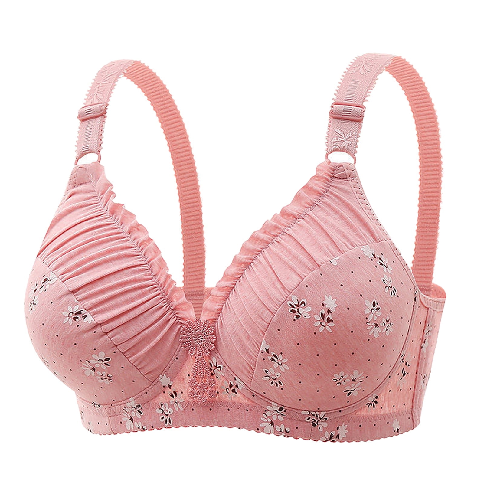 Bras for Women's Thin Wire Bra Sexy Floral Print Comfortable And ...