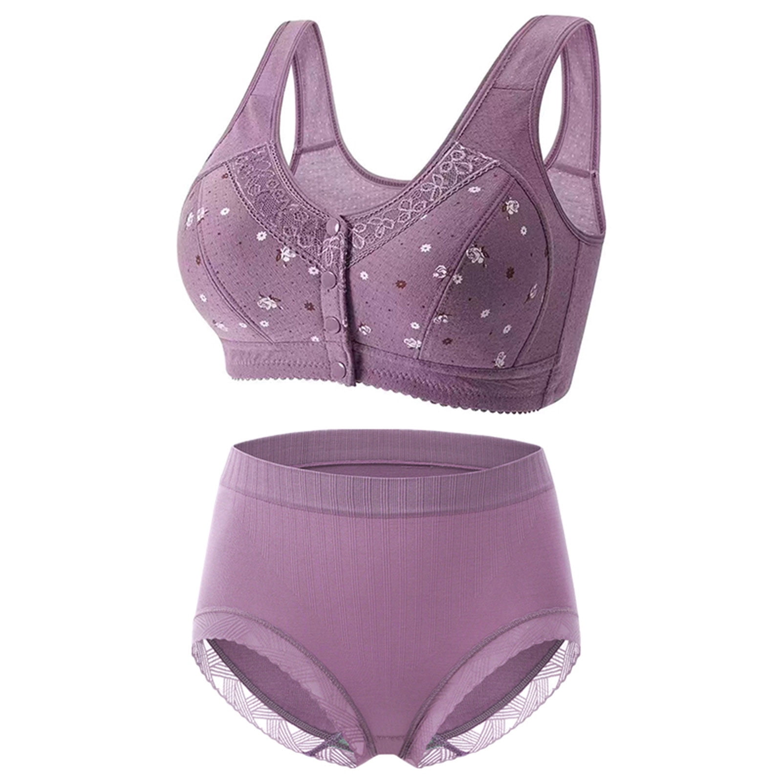 Bras under $5! Cagogo 2 Pack Bra and Panty Sets for Women Wireless ...