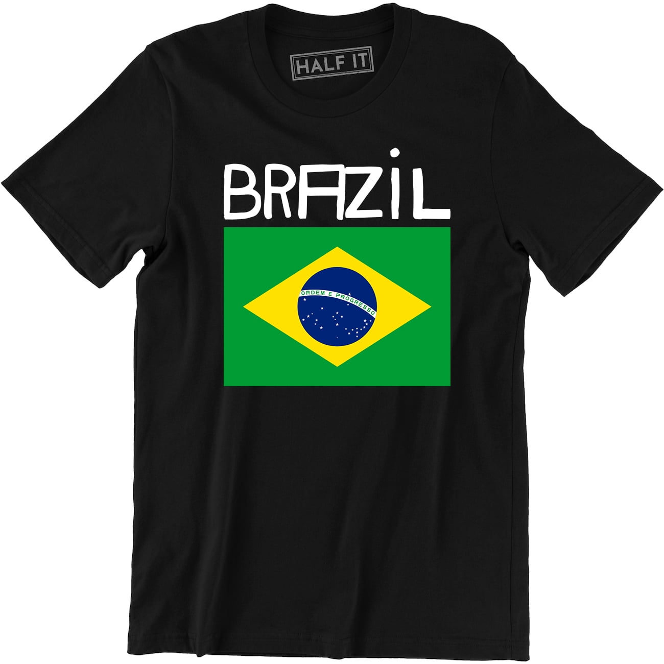 Brasil Brazil Brazilian Flag National Ethnic Pride World Cup-Mens T ...