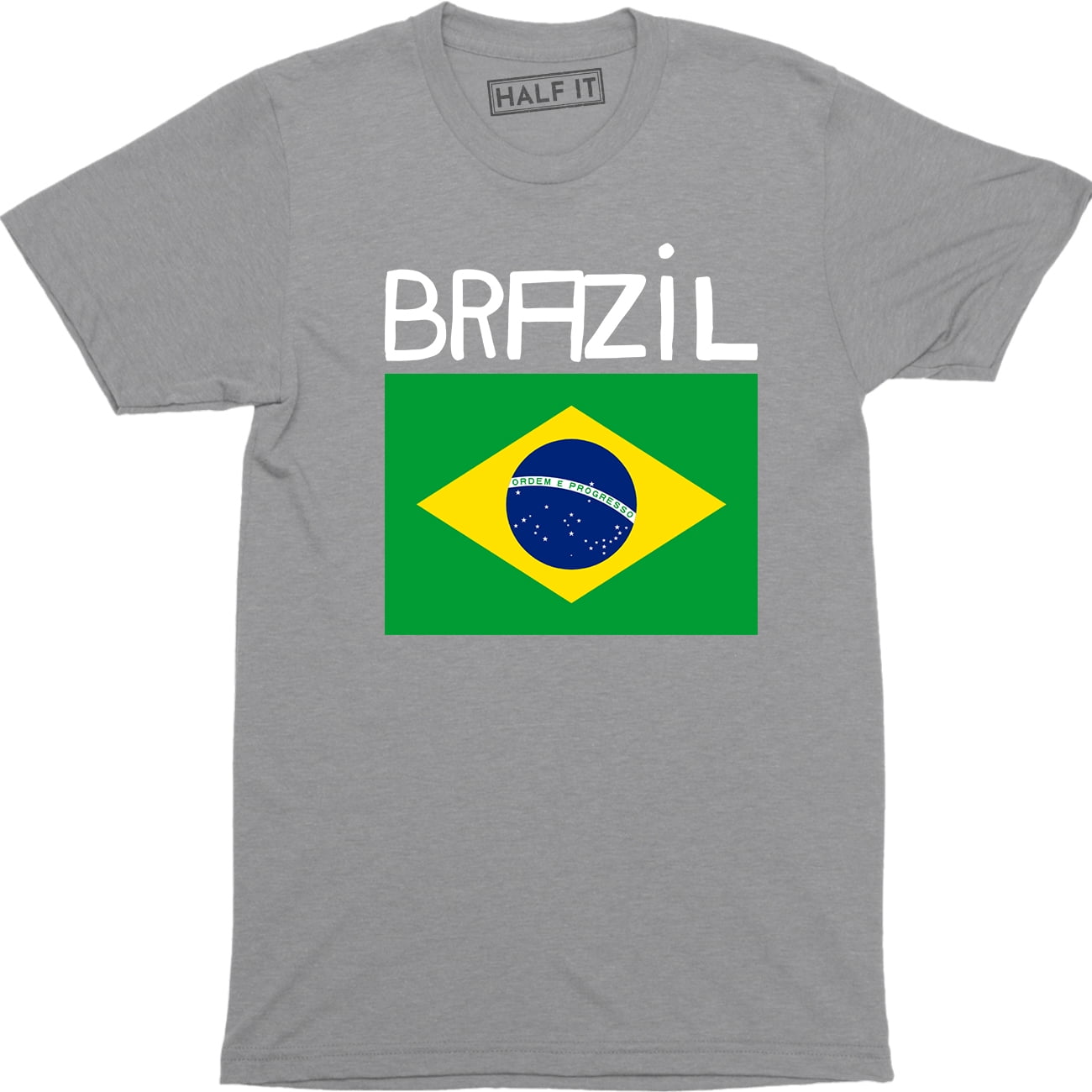 Brasil Brazil Brazilian Flag National Ethnic Pride World Cup-Mens T ...