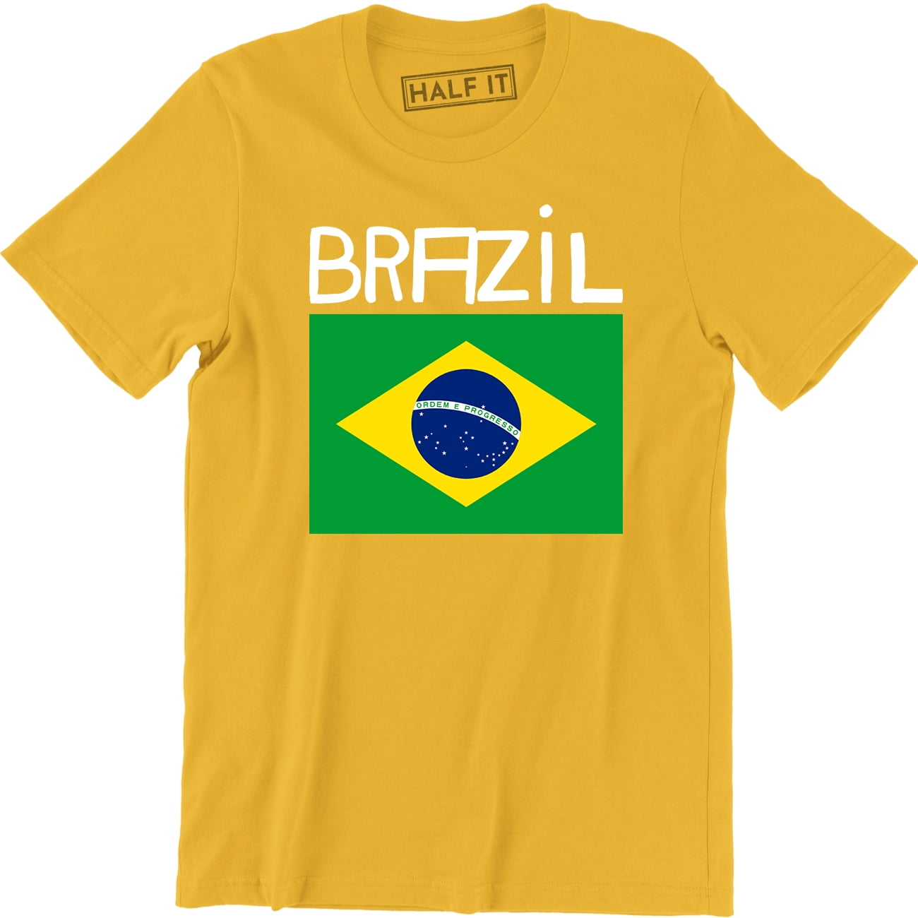 Brasil Brazil Brazilian Flag National Ethnic Pride World Cup-Mens T ...