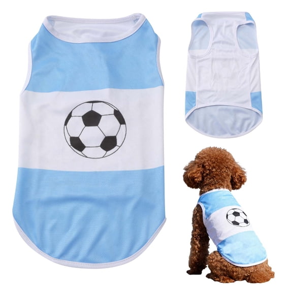 Brasil Theme Breathable Mesh Dog Soccer Jersey Short Sleeve Sports Pet ...
