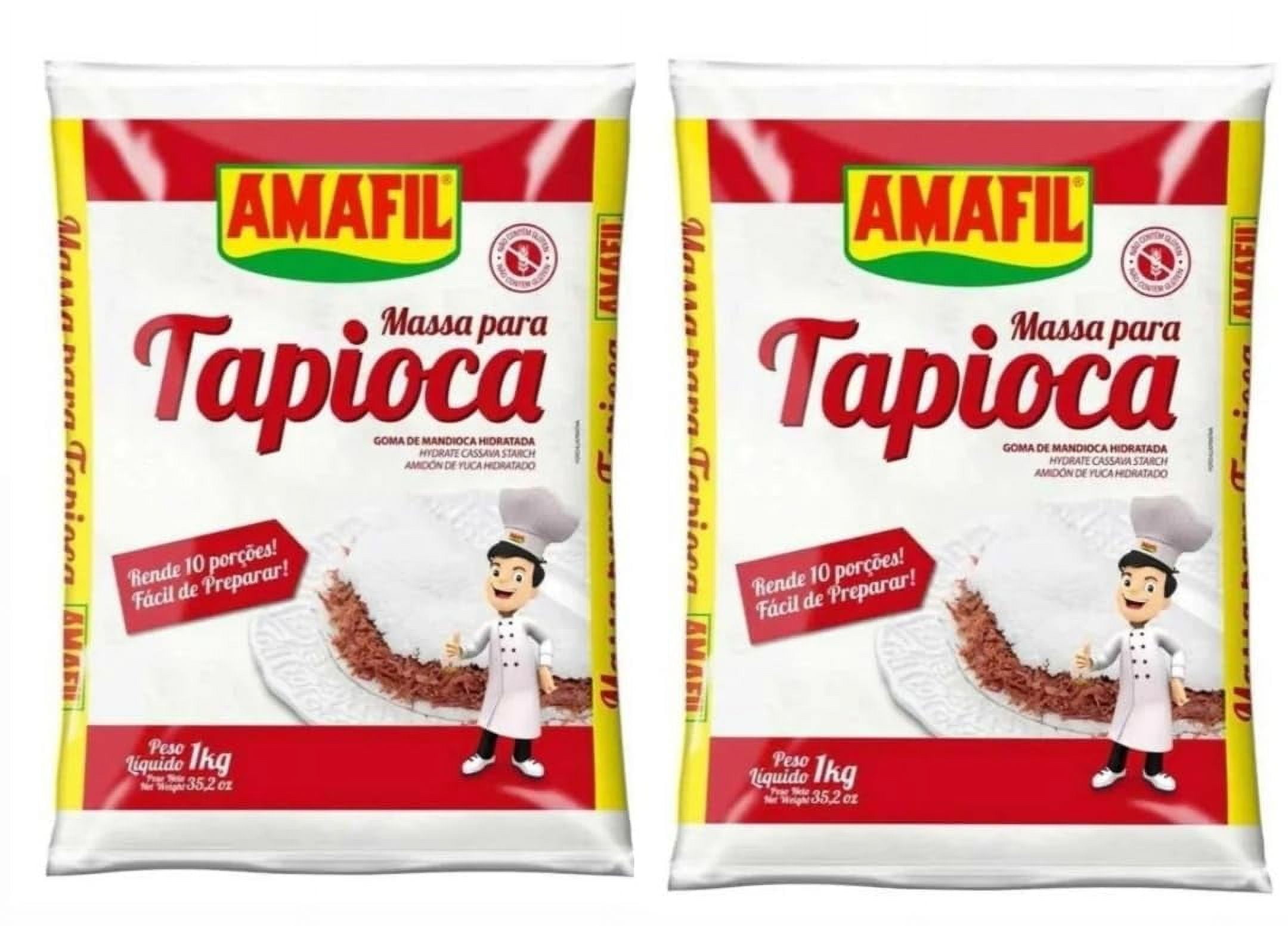 Brasileira para Tapioca 1kg | Pack 2x1Kg | Hydrated Manioc Starch ...