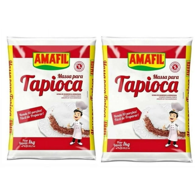 Brasileira para Tapioca 1kg | Pack 2x1Kg | Hydrated Manioc Starch ...