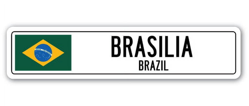 Brasilia Brazil Street [3 Pack] of Vinyl Decal Stickers | Indoor ...