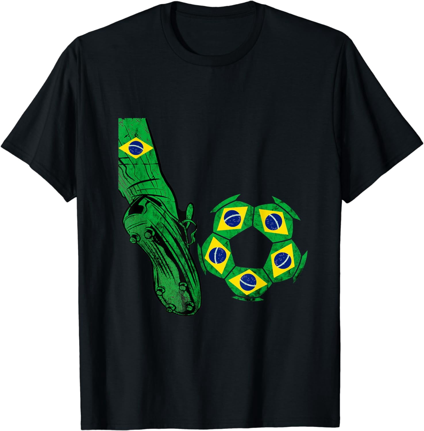 Brasilian Brazil Soccer Brazilian Roots Brazil Flag Brazil T-Shirt ...
