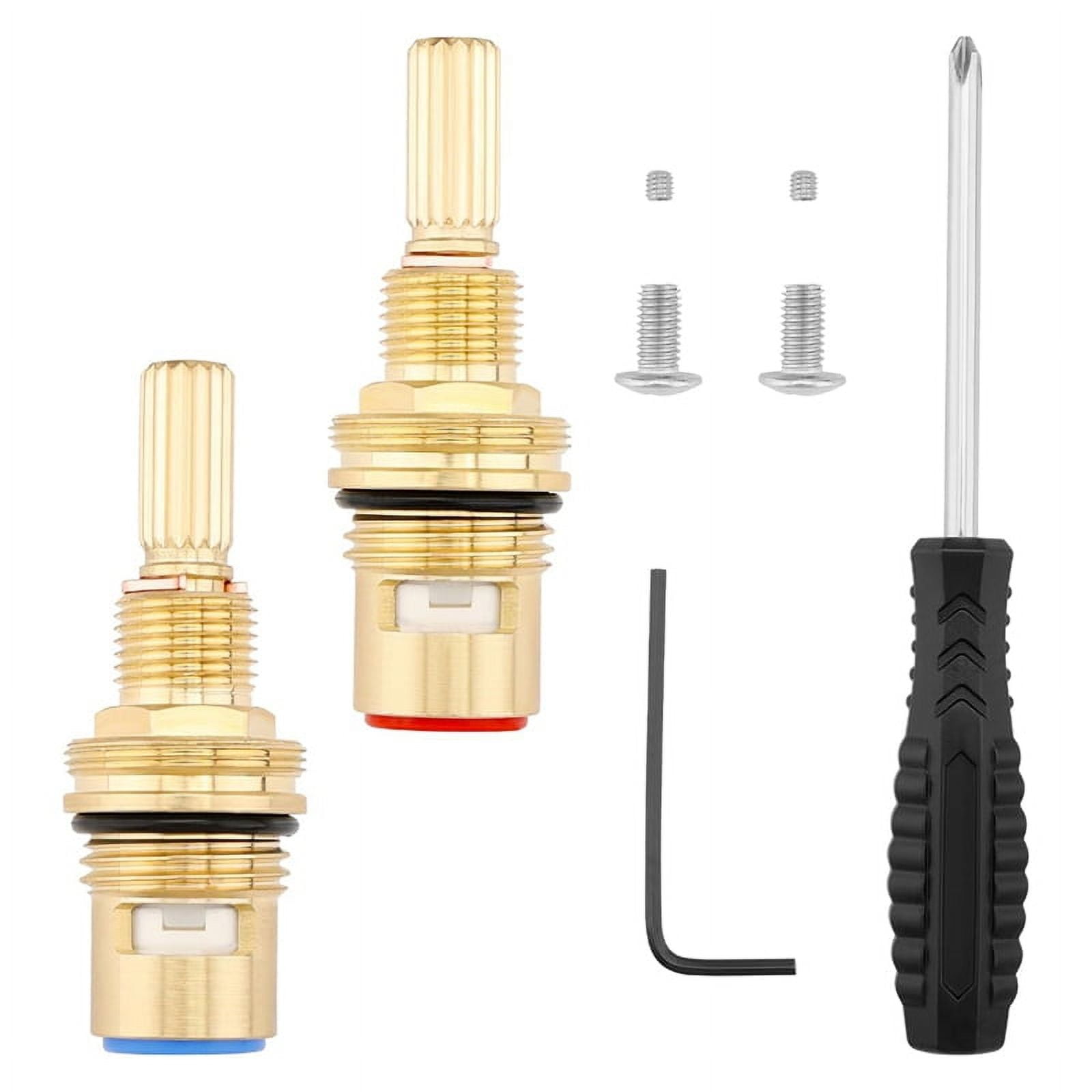 Brass 1-001 & Brass 1-002 Ceramic Valve Cartridges Set for Cold ...