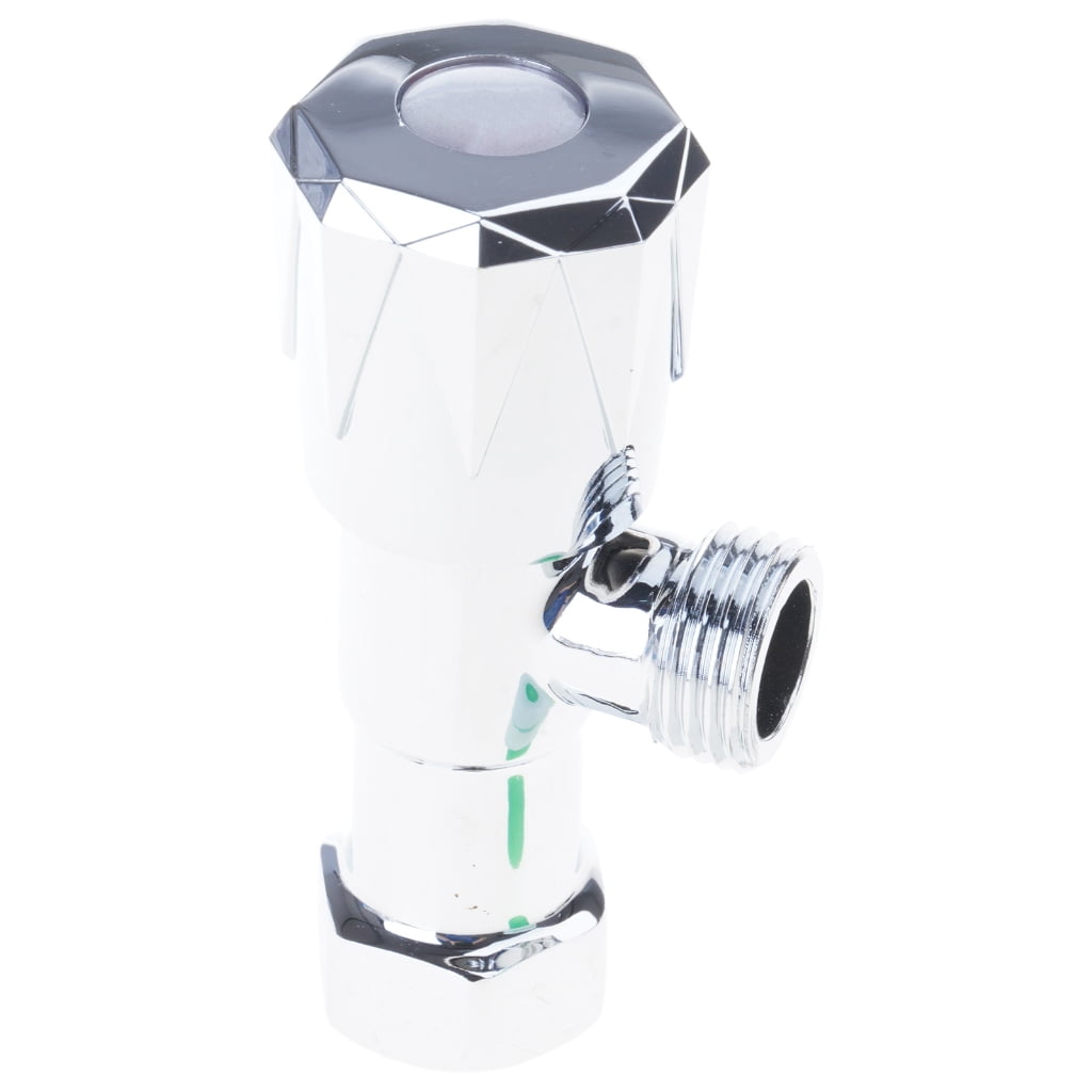 Brass 1/2inch Water Stop Valves Hot/Cold Water Turn Angle Stop Valves ...