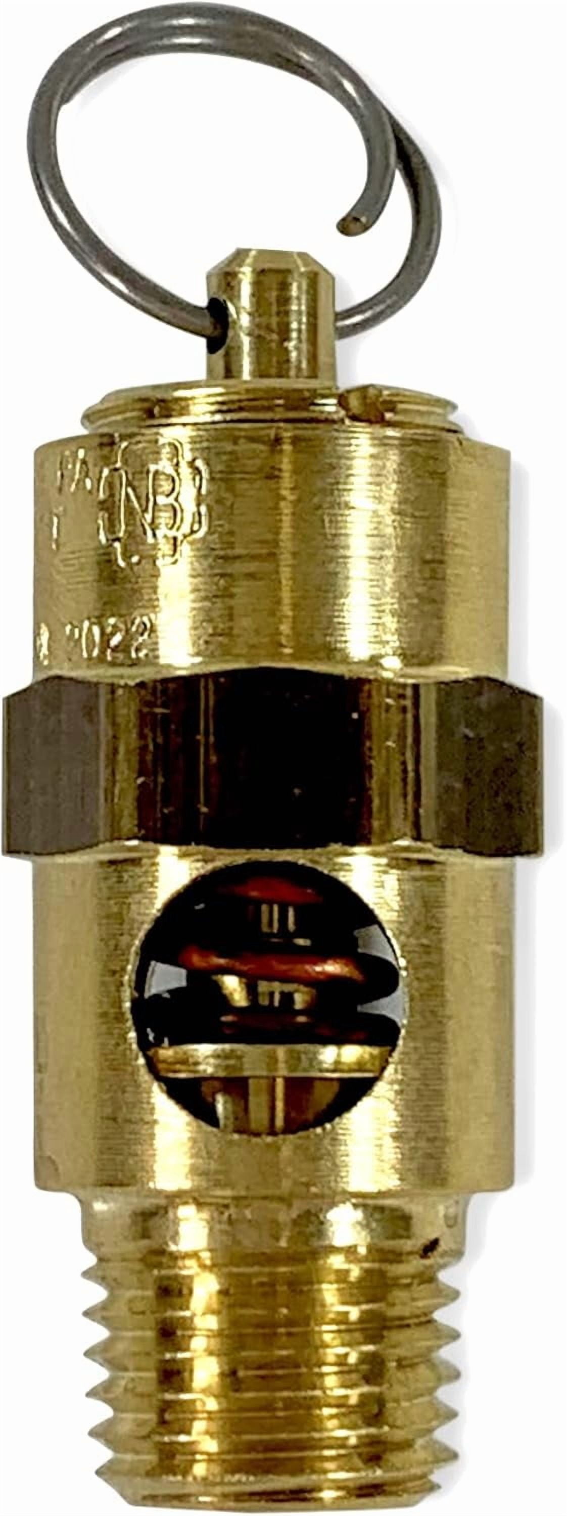 Brass 1/4 Inch NPT Industrial Soft Seat Safety Pressure Relief Valve ...