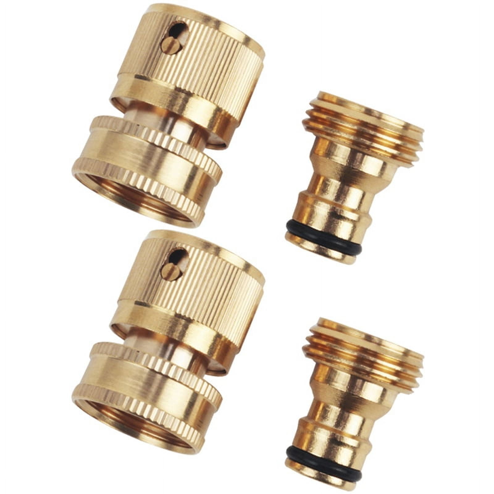 Brass 3/4Inch Threaded Quick Connector, Garden Water Connector, Car Washing Machine Mal mj4453 ...