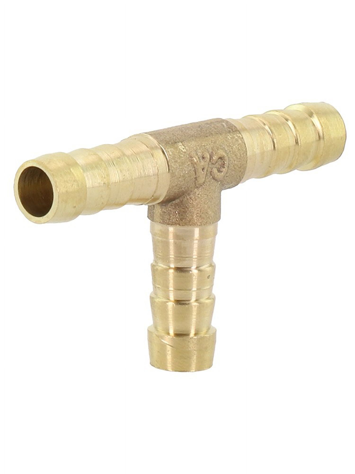 Brass 3 Way Barbed Tee Splitter Fitting Tubing Hose Connector 6-6-6mm/8 ...