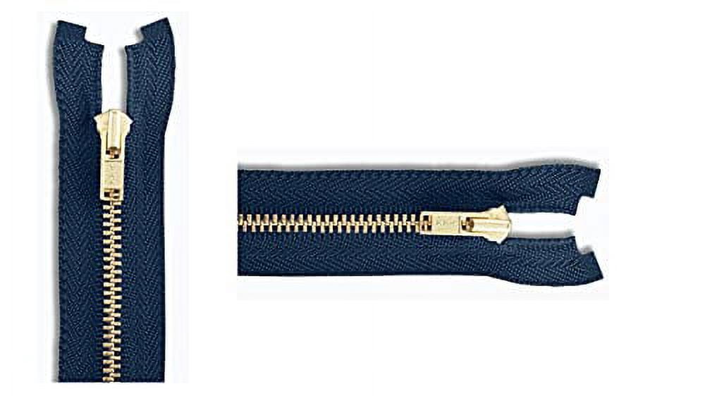 Brass #3 YKK Lightweight Jacket Separating Zipper - Choose Your Length ...
