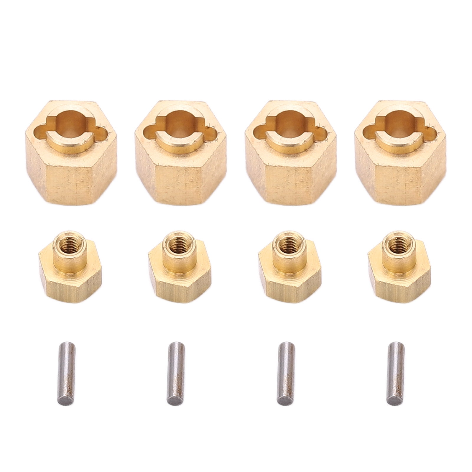 Brass 7MM Wheel Hex Extended Adapter for Axial SCX24 RC Car - Walmart.com