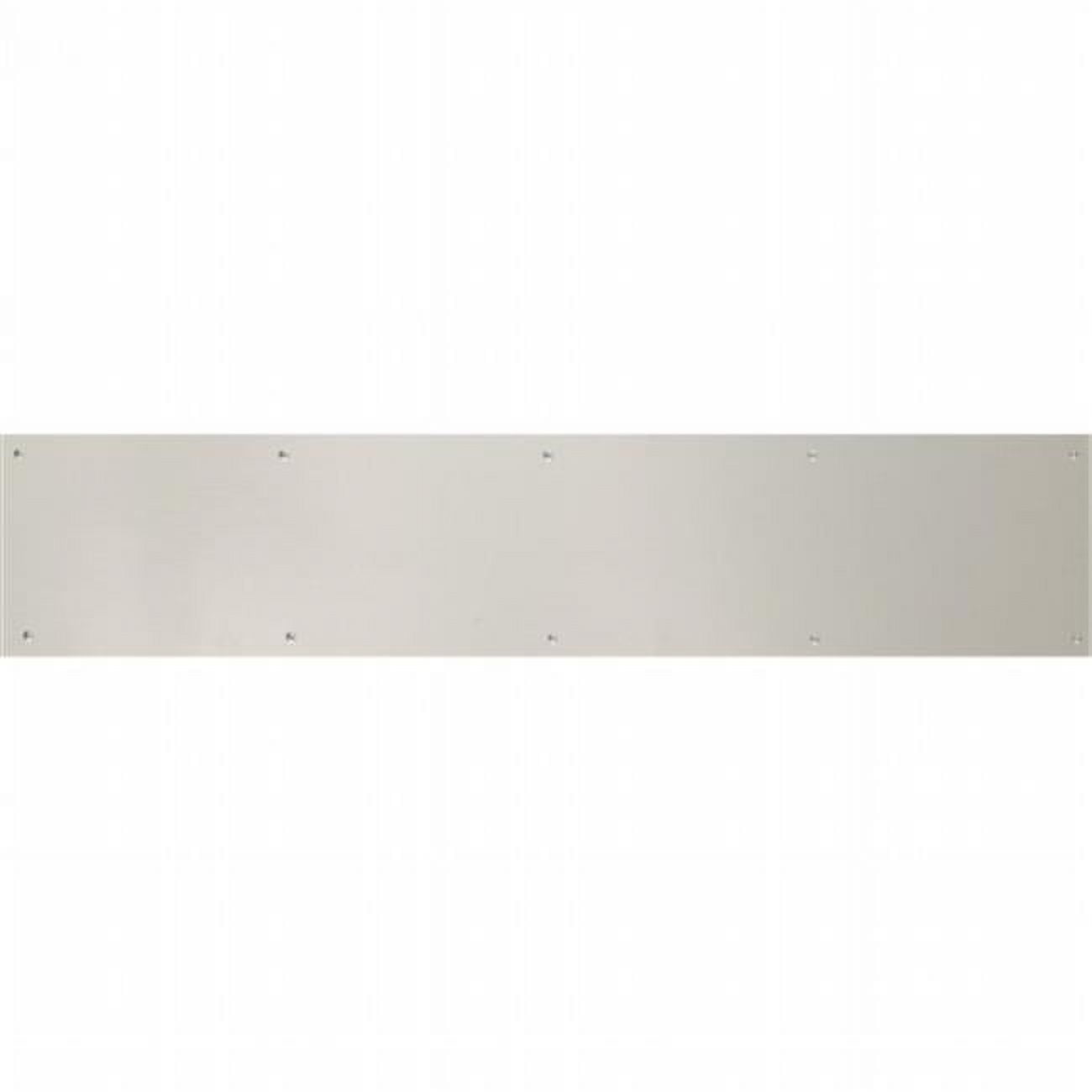 Brass Accents A09-P0630-670 6 in. x 30 in. Kick Plate Satin Nickel ...