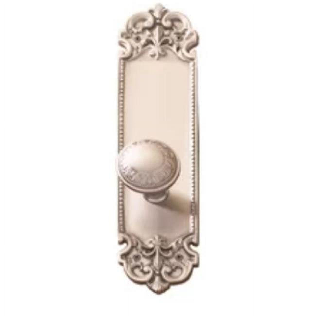 Brass Accents D04-K324A-EGD-619 2.37 in. Satin Nickel Fleur De Lis ...