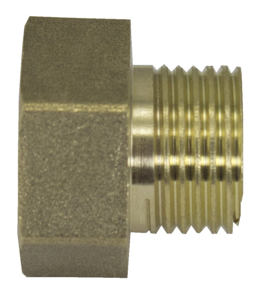 Brass Adapter 3/4" Female x 1/2" male, 10 Pack - Walmart.com