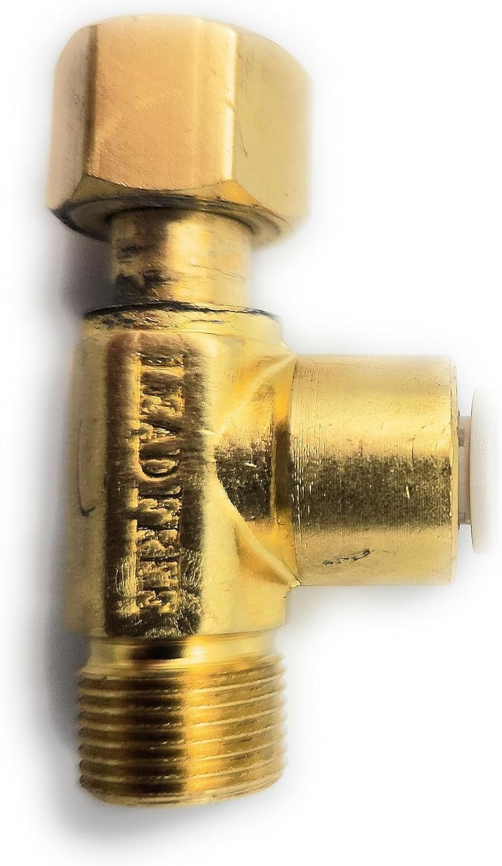 Brass Add a Tee Valve 3/8" Male Compression Inlet, 3/8 Compression ...