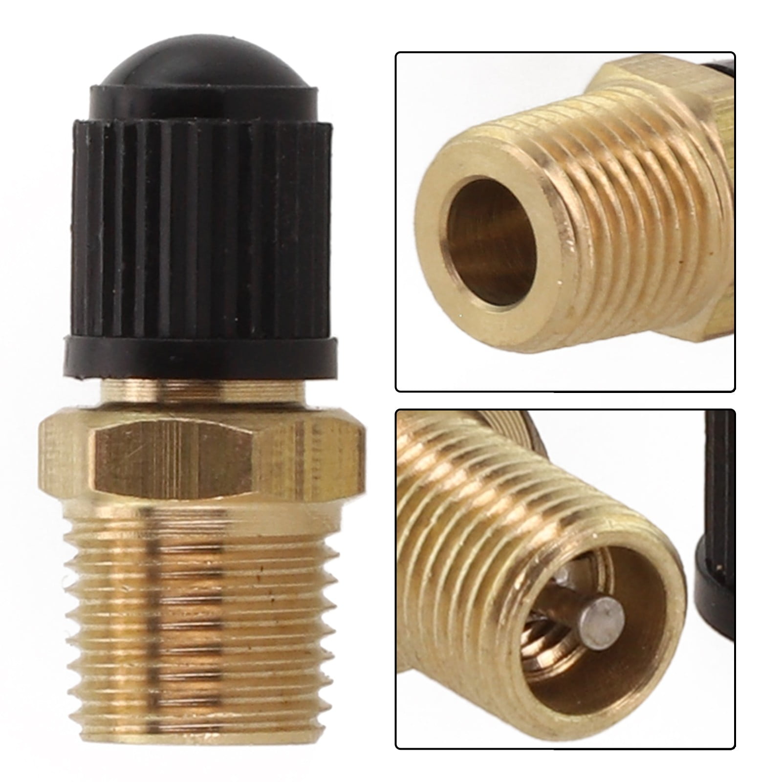 Brass Air Compressor Tank Fill Valve 1/4 Npt 1/8 Npt M10 Tire Valve ...