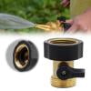 Brass American Single Pass 3/4 Thread Hose Fittings Garden Through ...