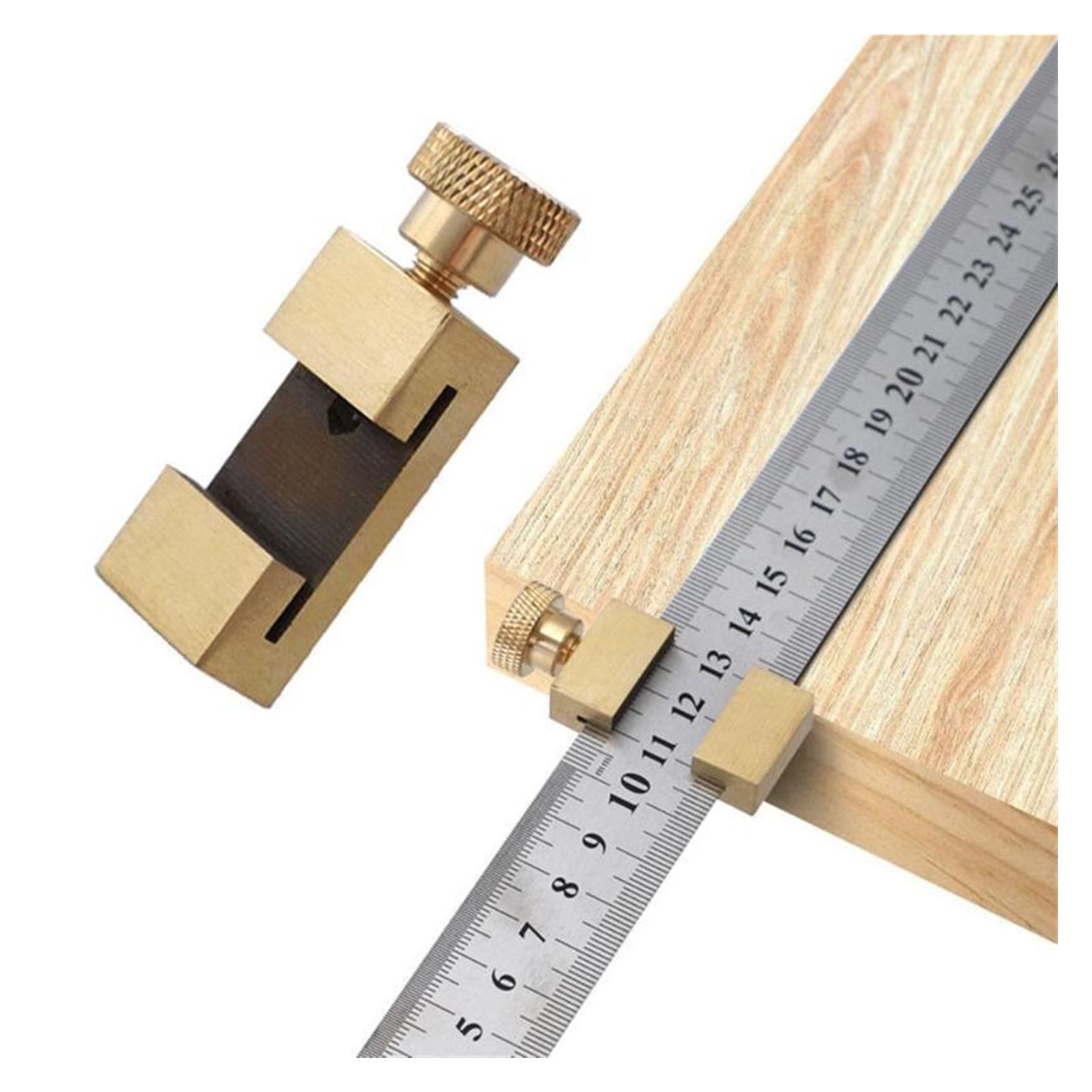 Brass Angle Scriber Locator Gauge Carpentry Positioning Block Locator ...