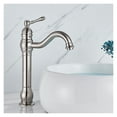 Brass Antique Brass Taps Bathroom Faucet Basin Faucet Cold Water Column ...