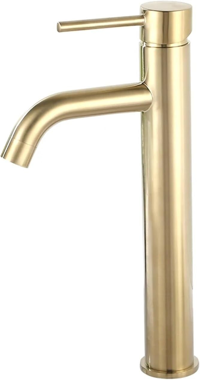 Brass Balck Deck Mounted Single Hole Single Handle Cold Bathroom Mixer ...
