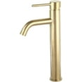 Brass Balck Deck Mounted Single Hole Single Handle Cold Bathroom Mixer ...
