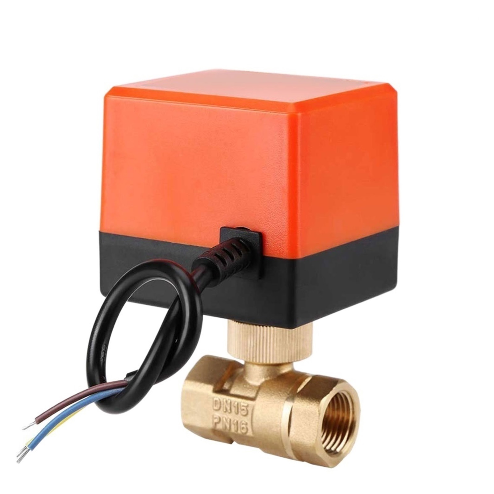 Brass Ball Valve DN15 / DN20 / DN25 Motorized Electric 2-way 3-way 3 ...