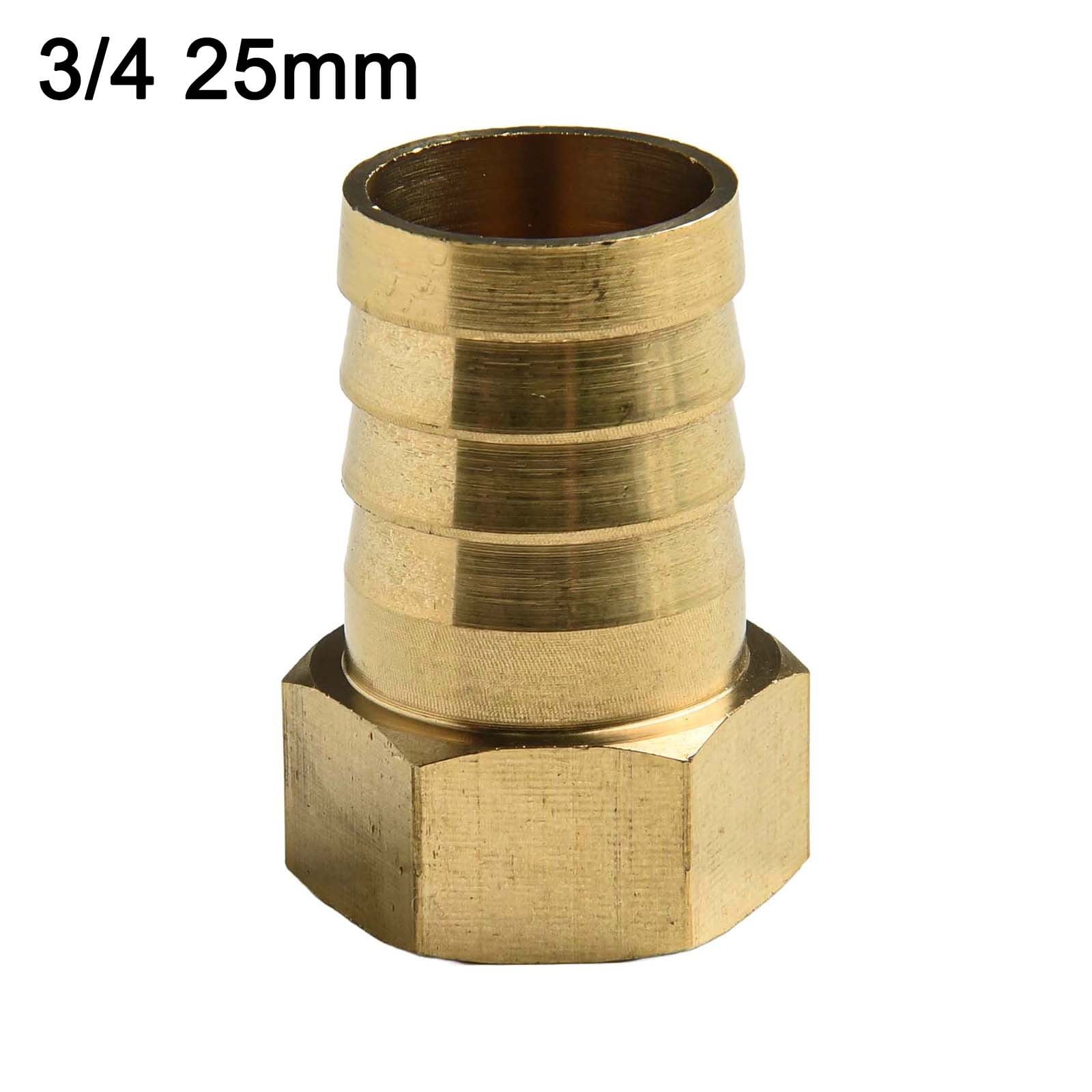 Brass Barb Female Thread Connector Tail Pipe Hose 3/4” Rain Barrel ...