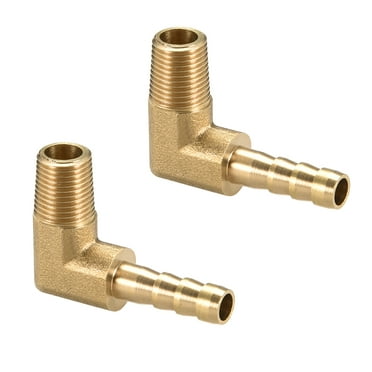 Brass Barb Hose Fitting 90 Degree Elbow 16mm Barbed x 1/2 G Male Pipe - Walmart.com