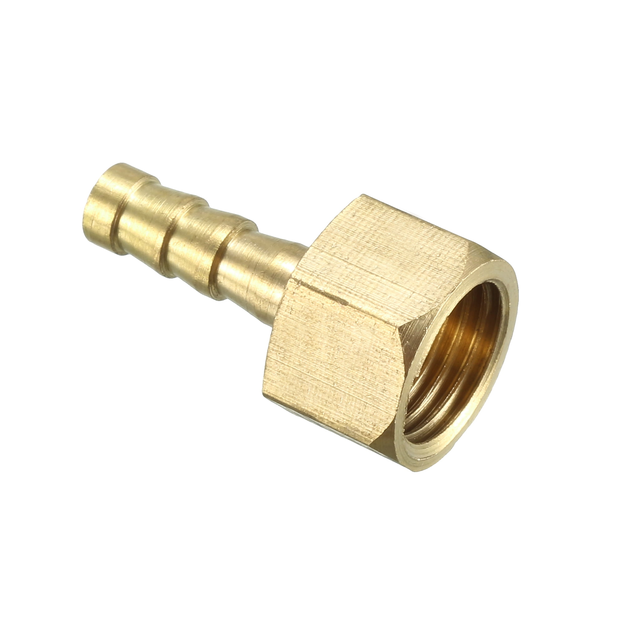 Brass Barb Hose Fitting Connector Adapter 6mm Barb x G1/4 Female Pipe ...