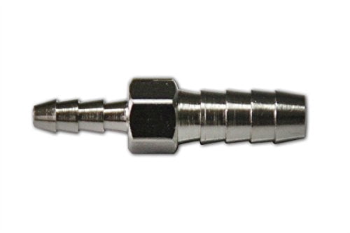 Brass Barb Hose Reducing Nickel Plating Splicer Mender 1/8" ID Hose x1 ...