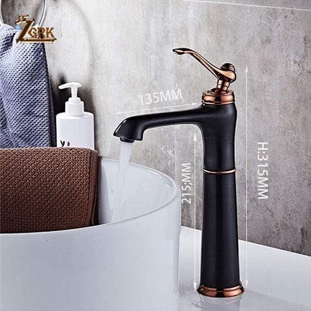 Brass Basin Faucet Oil Rubbed Bronze Modern Hotel Bathroom Sink Faucet ...