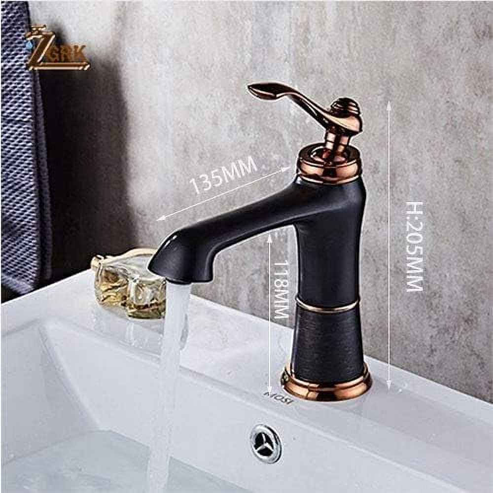 Brass Basin Faucet Oil Rubbed Bronze Modern Hotel Bathroom Sink Faucet ...