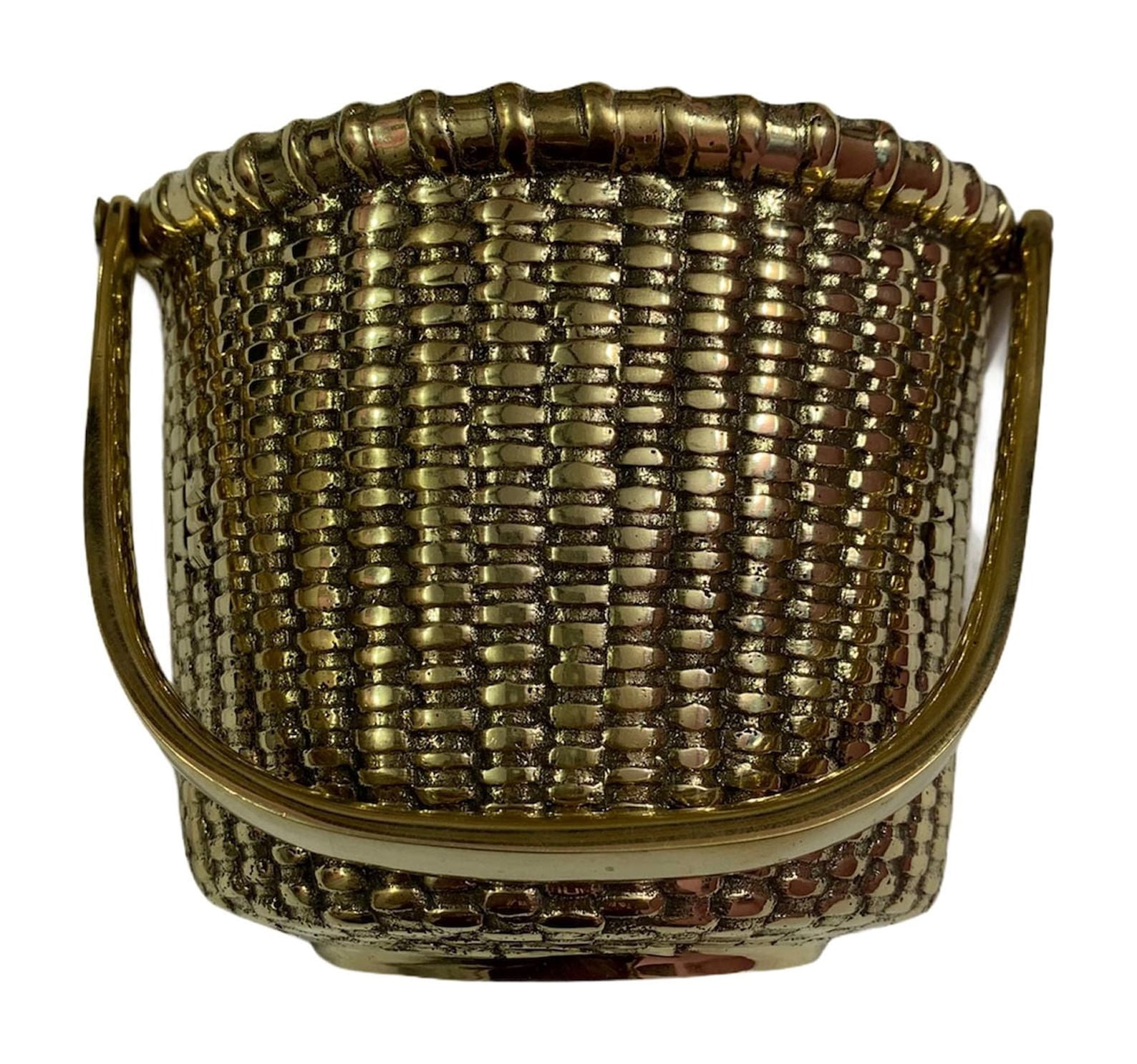 Brass Basket Door Knocker – Woven Texture Nautical Style Front Door ...