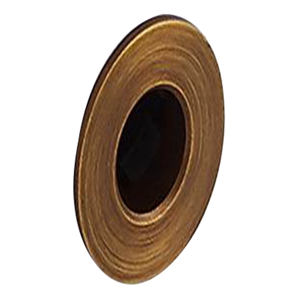 Brass Bathroom Sink Basin Overflow Cover Insert in Round Hole Hollow ...