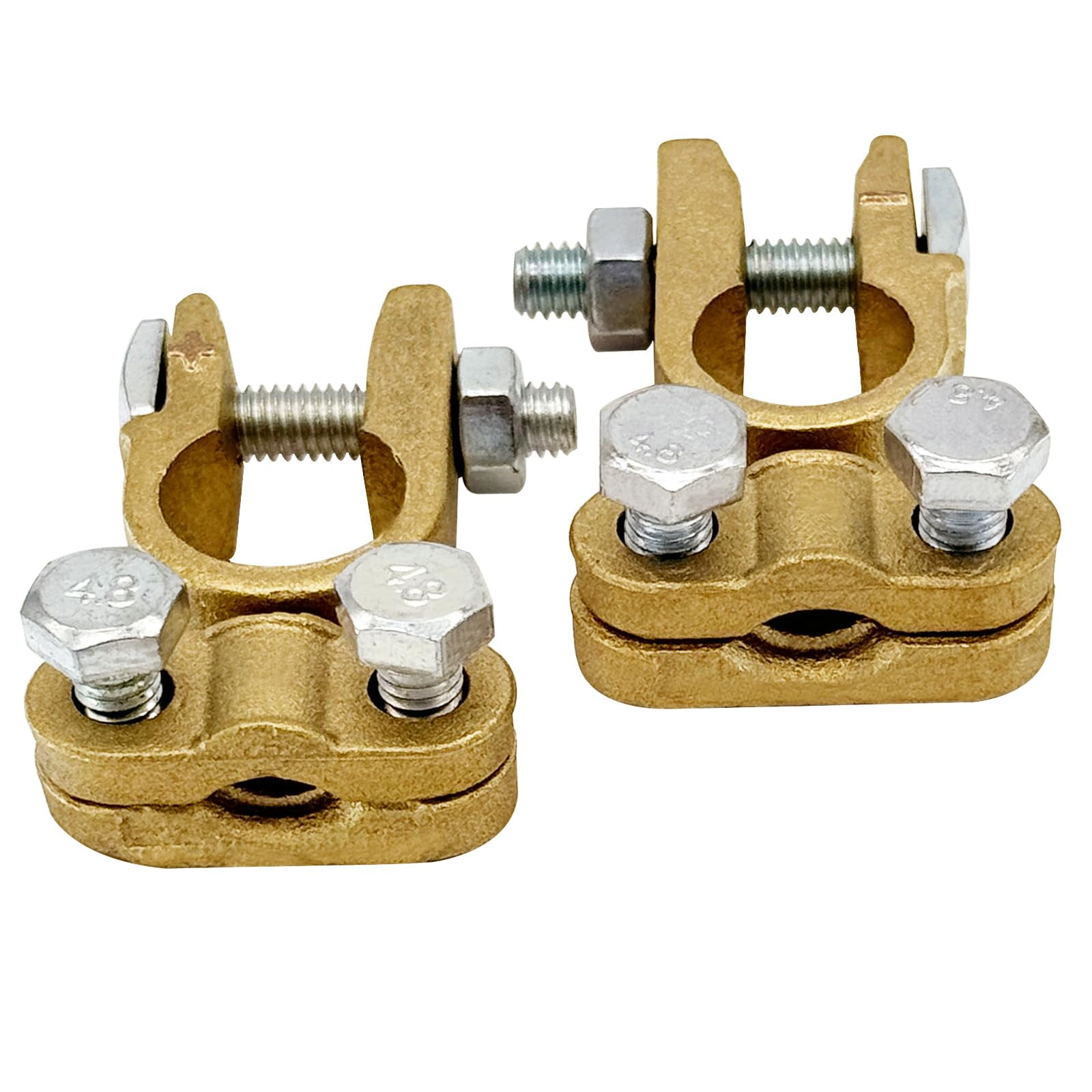 Brass Battery Terminals Connectors Clamps, Top Post Battery Terminal ...
