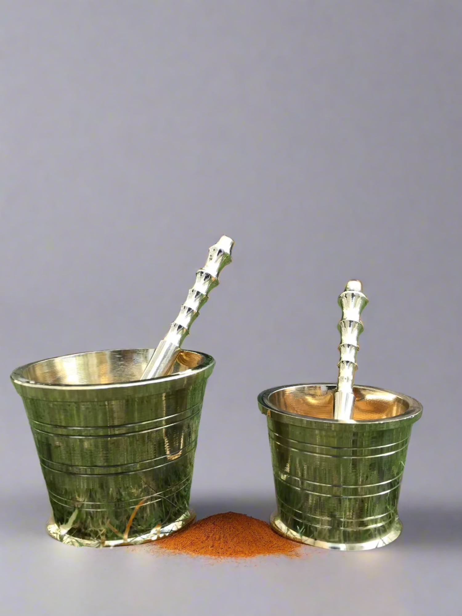 Handcrafted Brass Imam Dasta (Khalbatta) – Traditional Spice Grinder ...