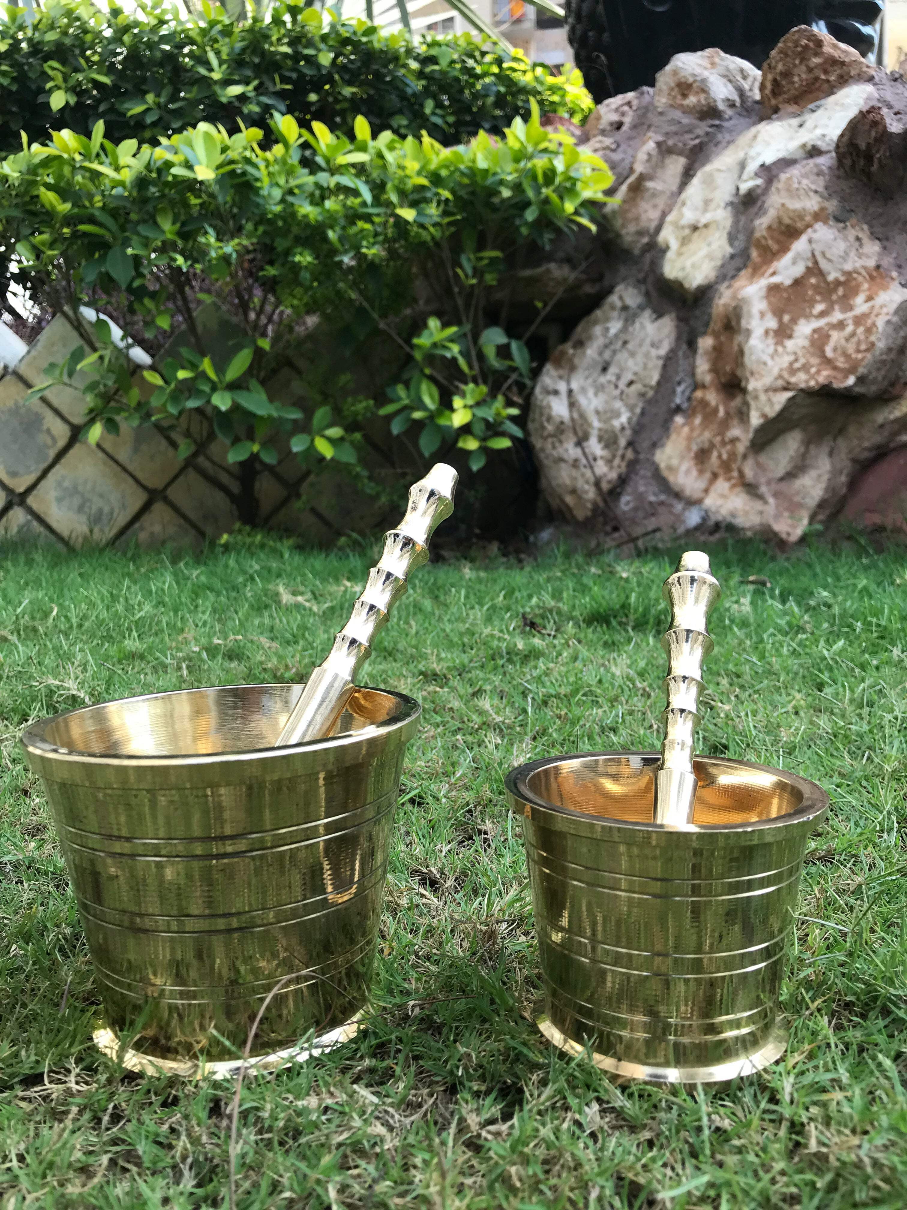 Brass Beetle Khalbatta / Imam Dasta - Traditional Handcrafted Spice ...