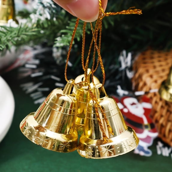 Brass Bell Hanging String, 6Pcs Polished Bells Wind Chime Ornament For ...