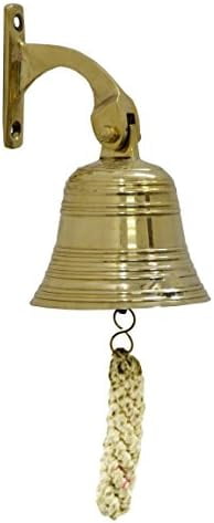 Brass Bell Ship Bell Doorbell Small Bell US Navy Clock Indian Bells ...