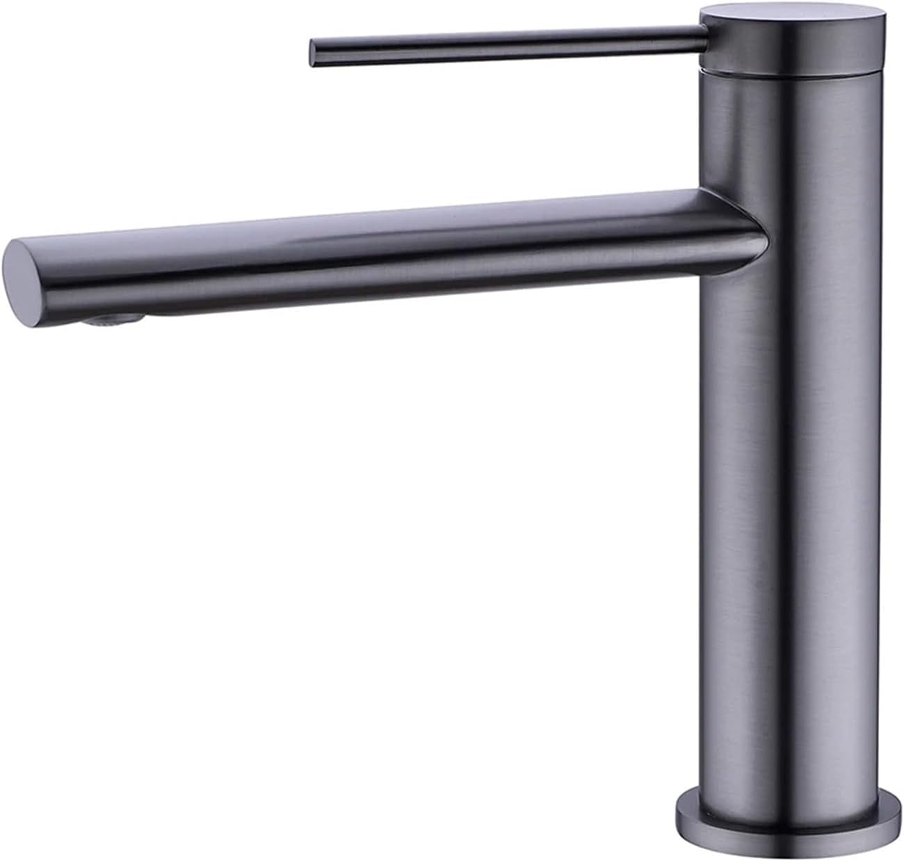 Brass Black Deck Mounted Single Hole Single Handle Cold Bathroom Mixer ...